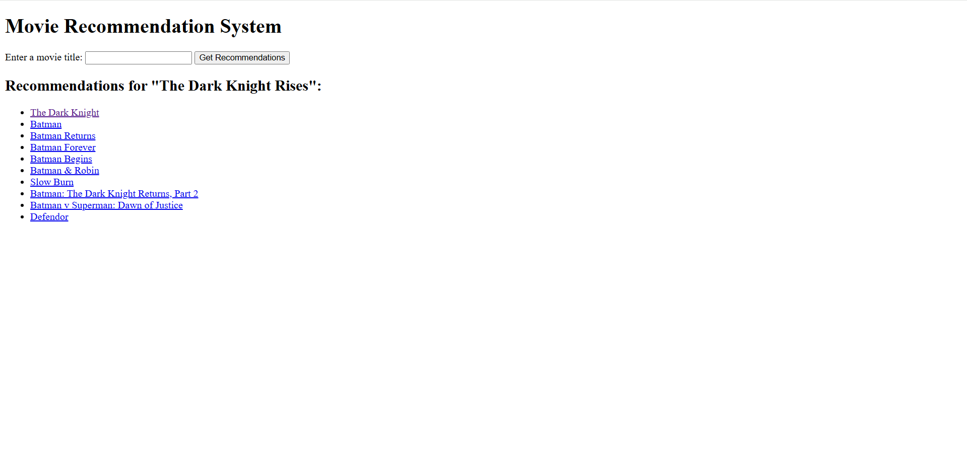 Building a Movie Recommendation System in Python